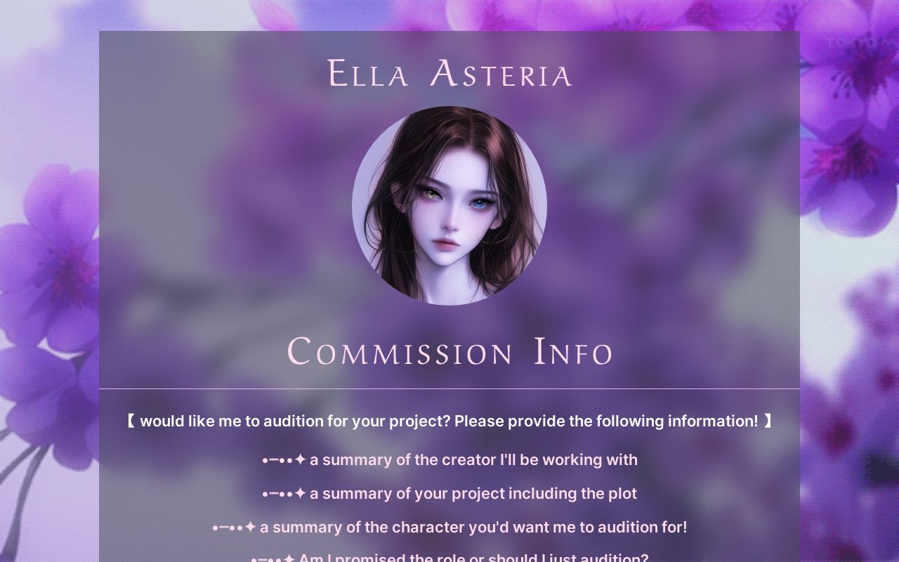 Ella Commission Info